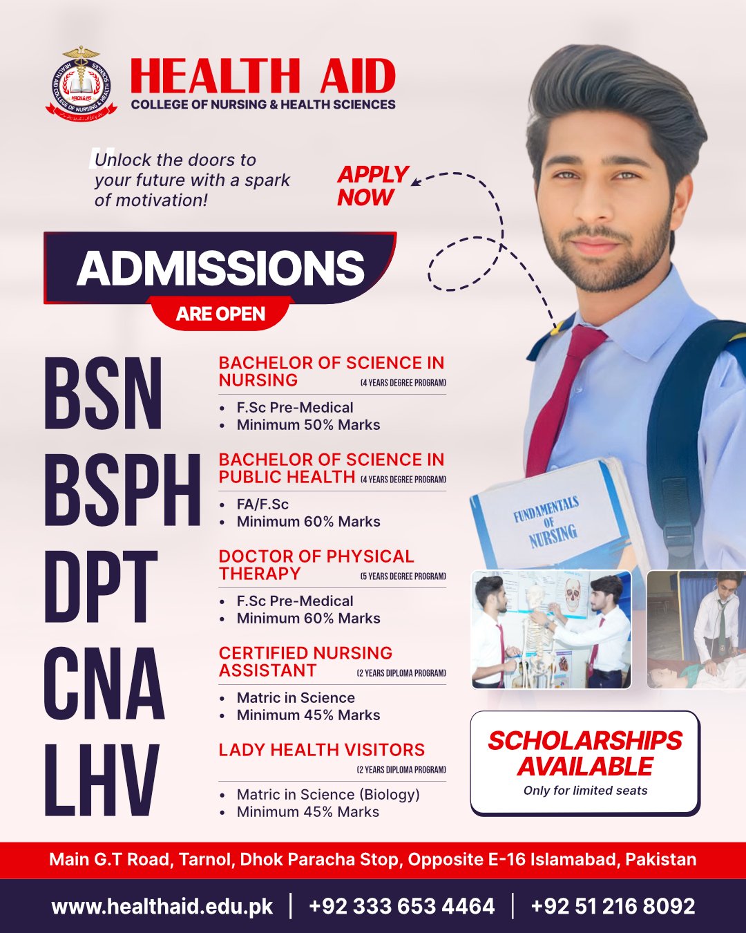 Admissions – Health Aid